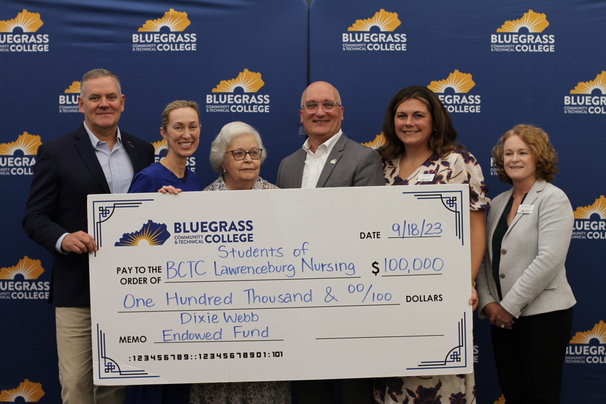 Bluegrass Community and Technical College (BCTC) receives a donation ...