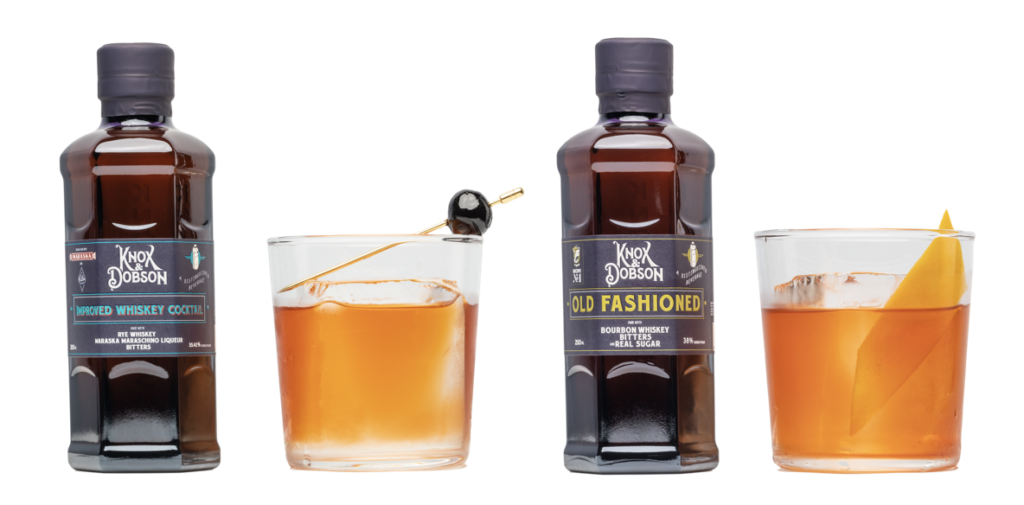Knox And Dobson’s Superior Ready-to-Drink Improved Whiskey Cocktail ...